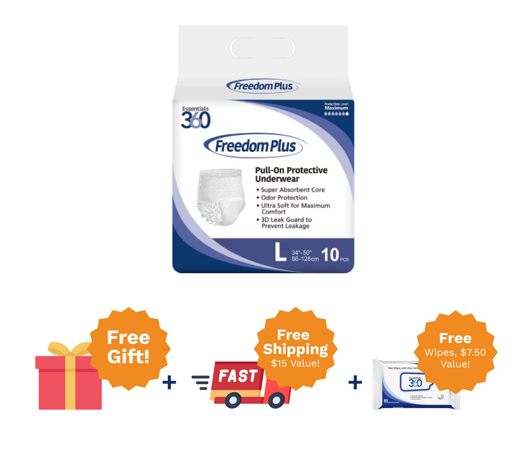 Freedom Plus Disposable Underwear - Mailer Promo – Essentials 360